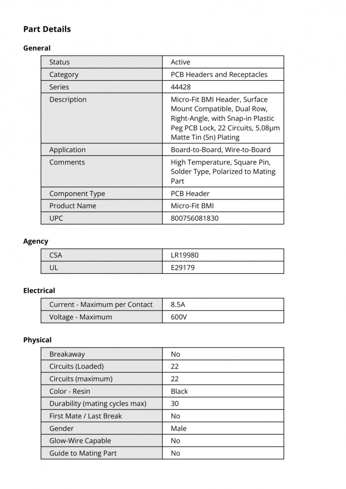 MOLEX 444282201 technical document image 2