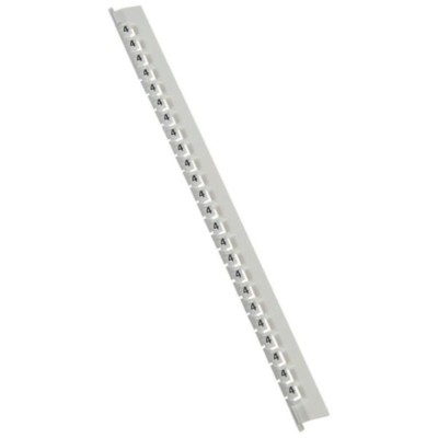 Marker Memocab - for wiring - international colour code - number 8 - grey