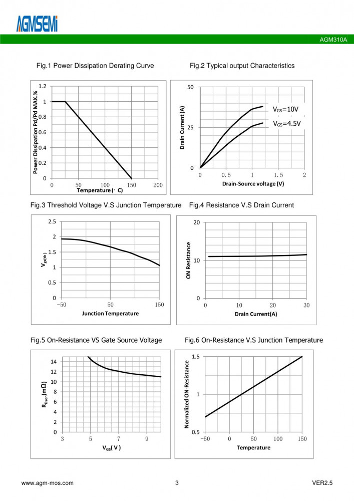 AGM310A datasheet page 3