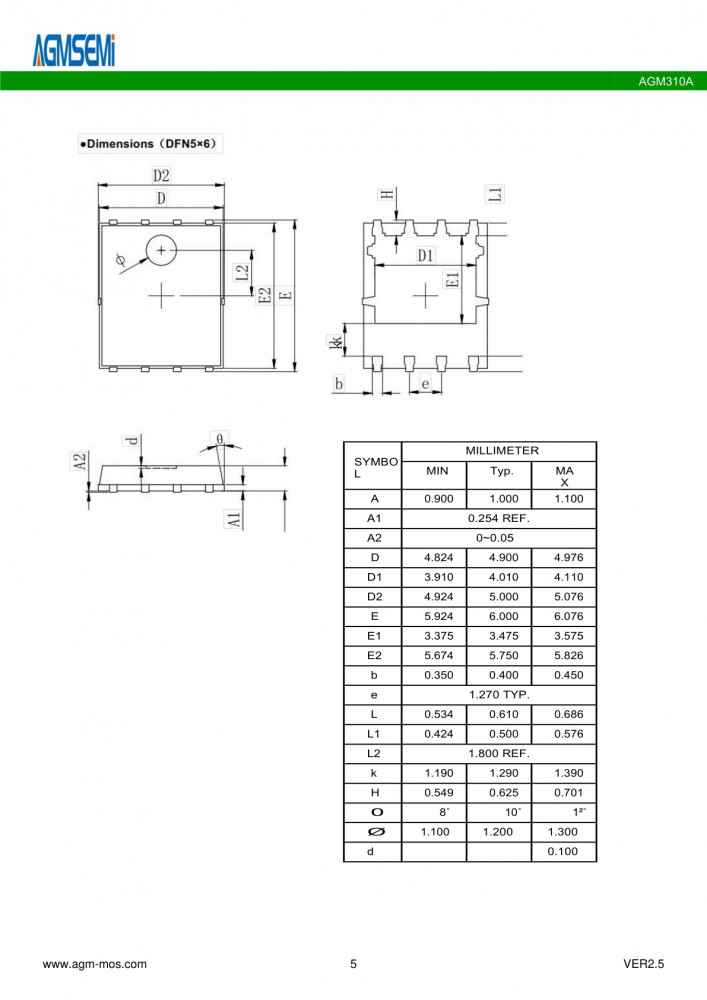 AGM310A datasheet page 5