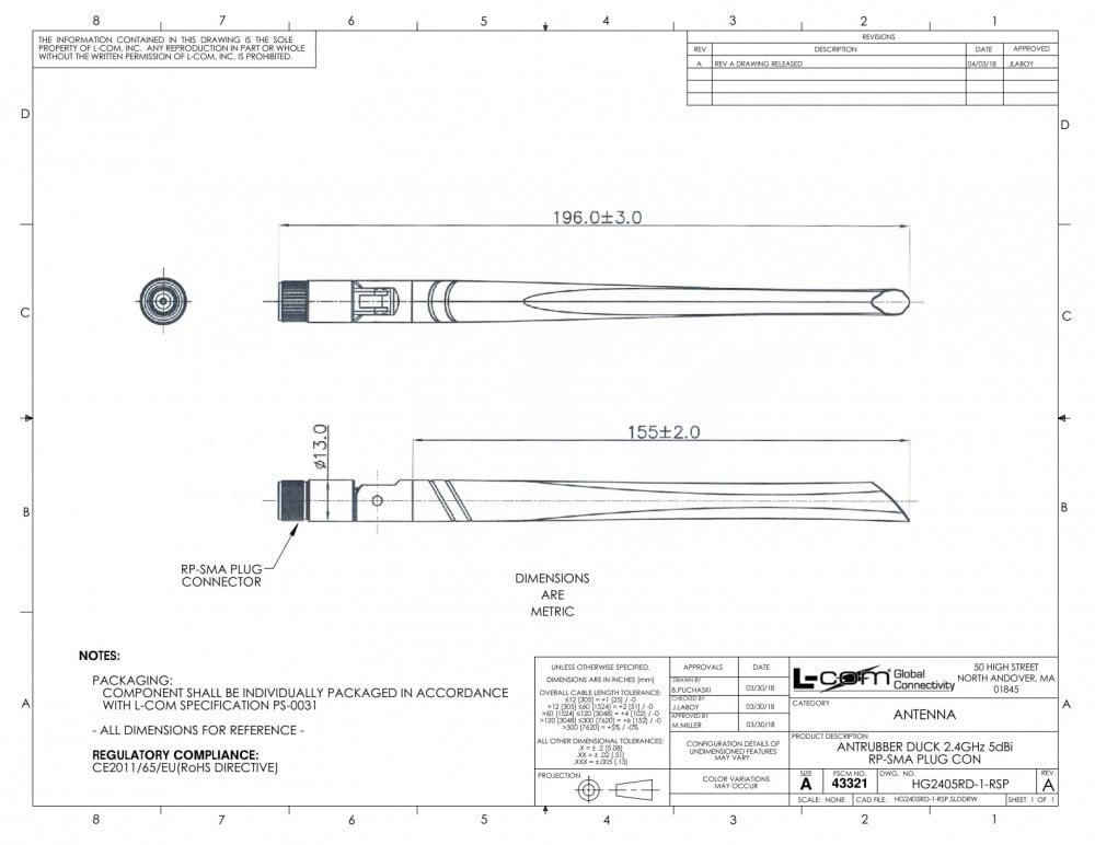 HG2405RD-1-RSP technical document page