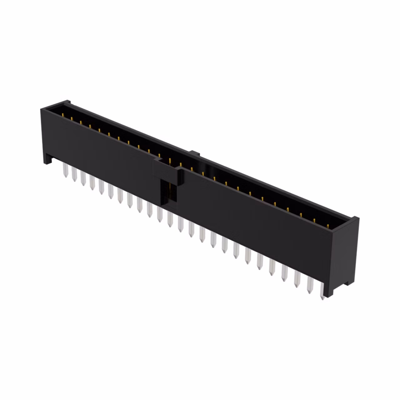 C-Grid III PCB Header, 2.54mm Pitch, Through Hole, Single Row, Vertical, Shrouded, 25 Circuits, 0.05µm Gold (Au) Flash Plating for sale