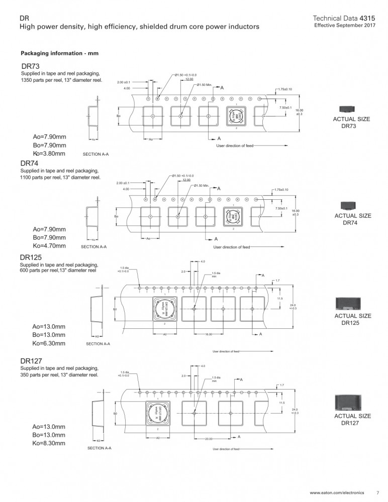 EATON DR series datasheet page 7