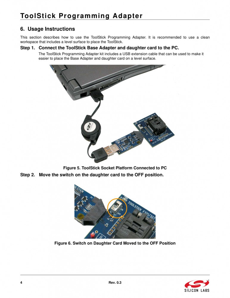 ToolStick programming adapter guide page 4