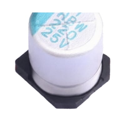 Lelon HBW221M1ETR-0810 Aluminum-Polymer Capacitor