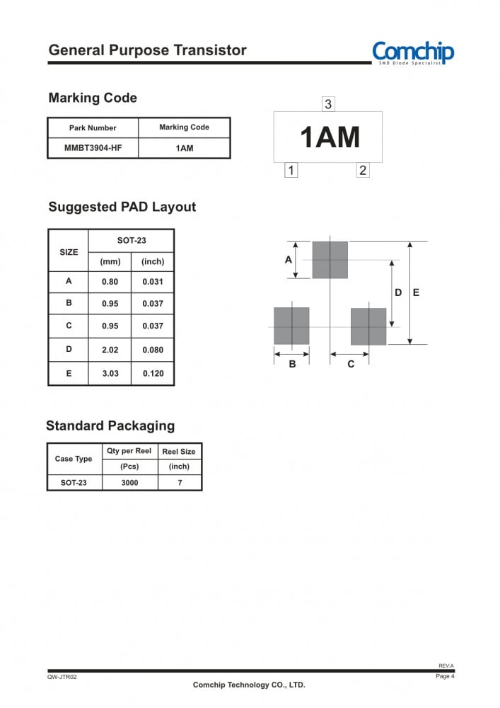 MMBT3904-HF datasheet page 4