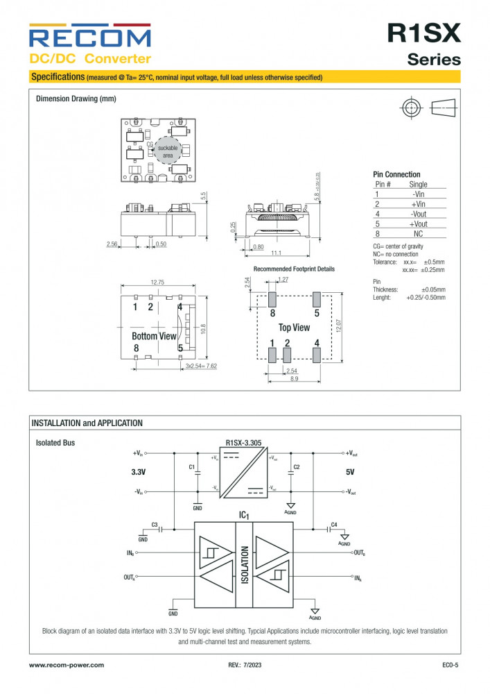 R1SX technical document, page 5