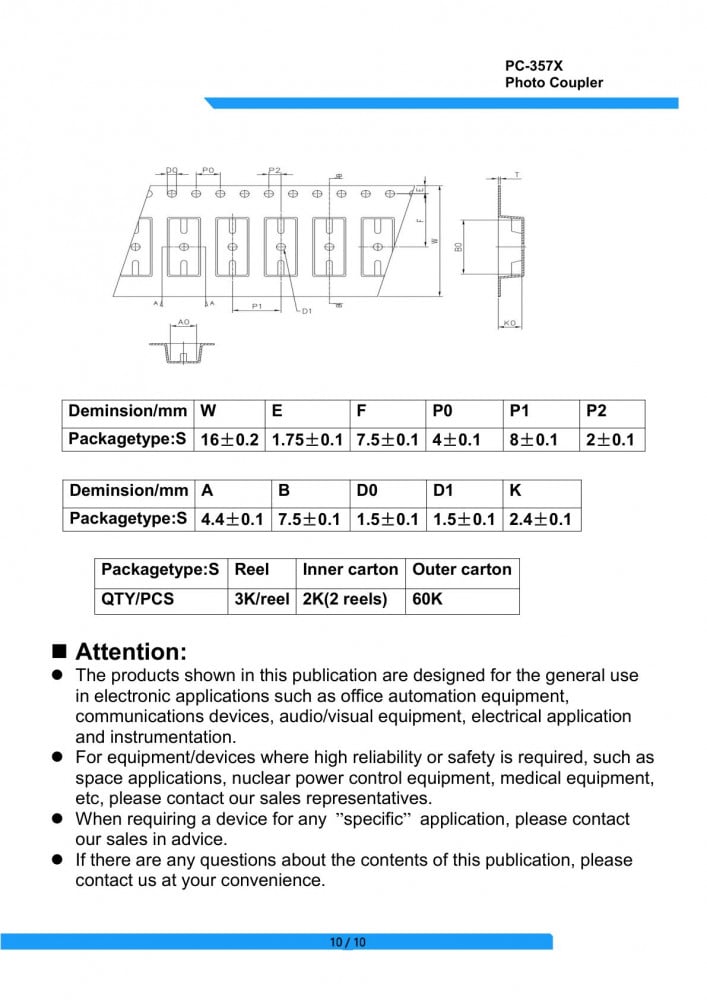 PC-357-CTP1 datasheet page 10