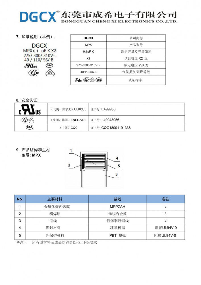 DGCX MX2473KQ3B30YB2000R specification page 7