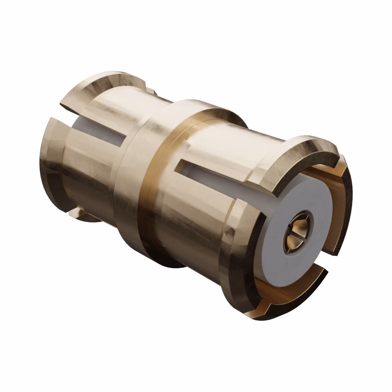 SMP Jack-to-SMP Jack Adapter, Straight, 5.43mm Length, Tray, 50 Ohms for sale