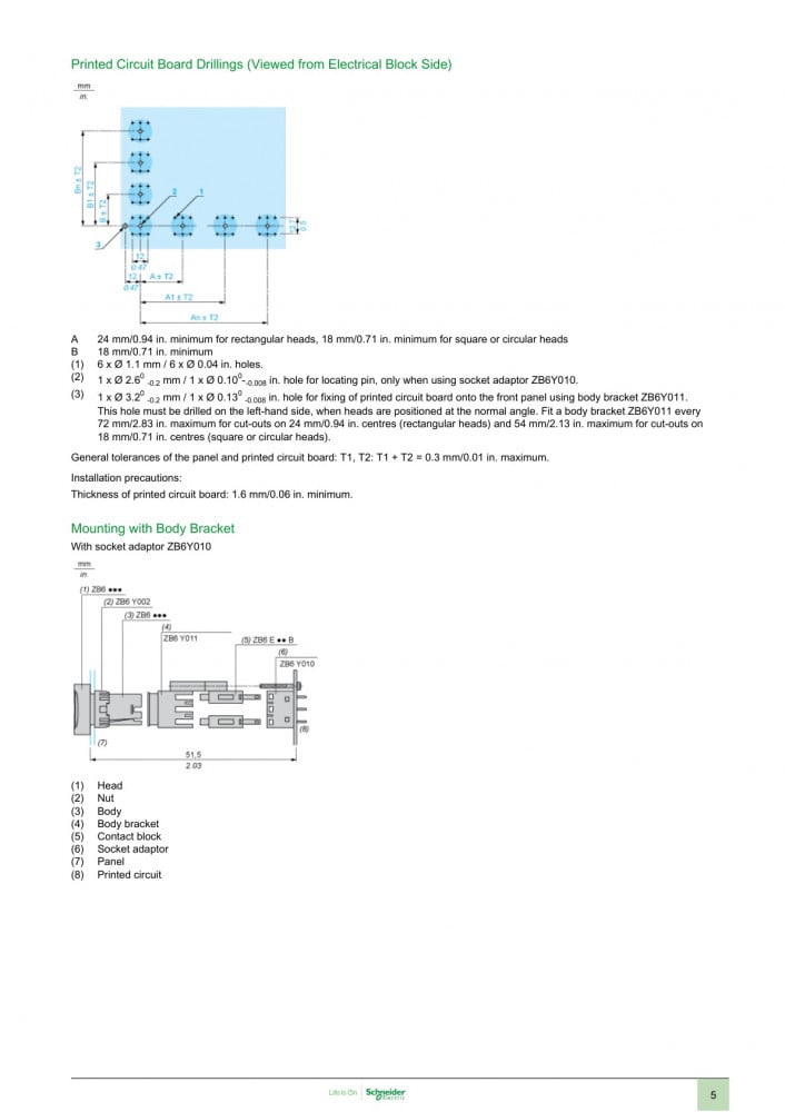 ZB6DW5 technical document page 5
