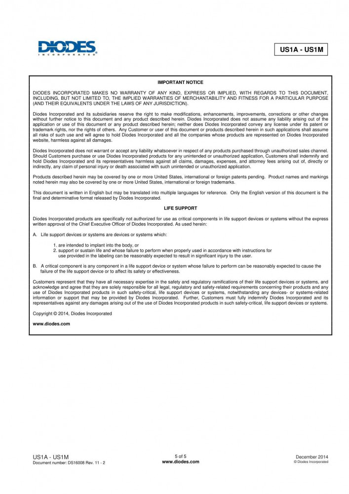 US1G-13-F datasheet page 5