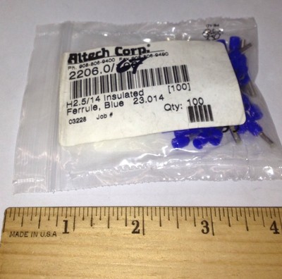 Altech 2207.0 Terminal Block Wire Ferrules