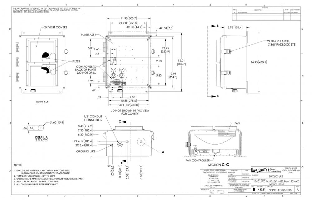 NBPC141206-10FS technical drawing