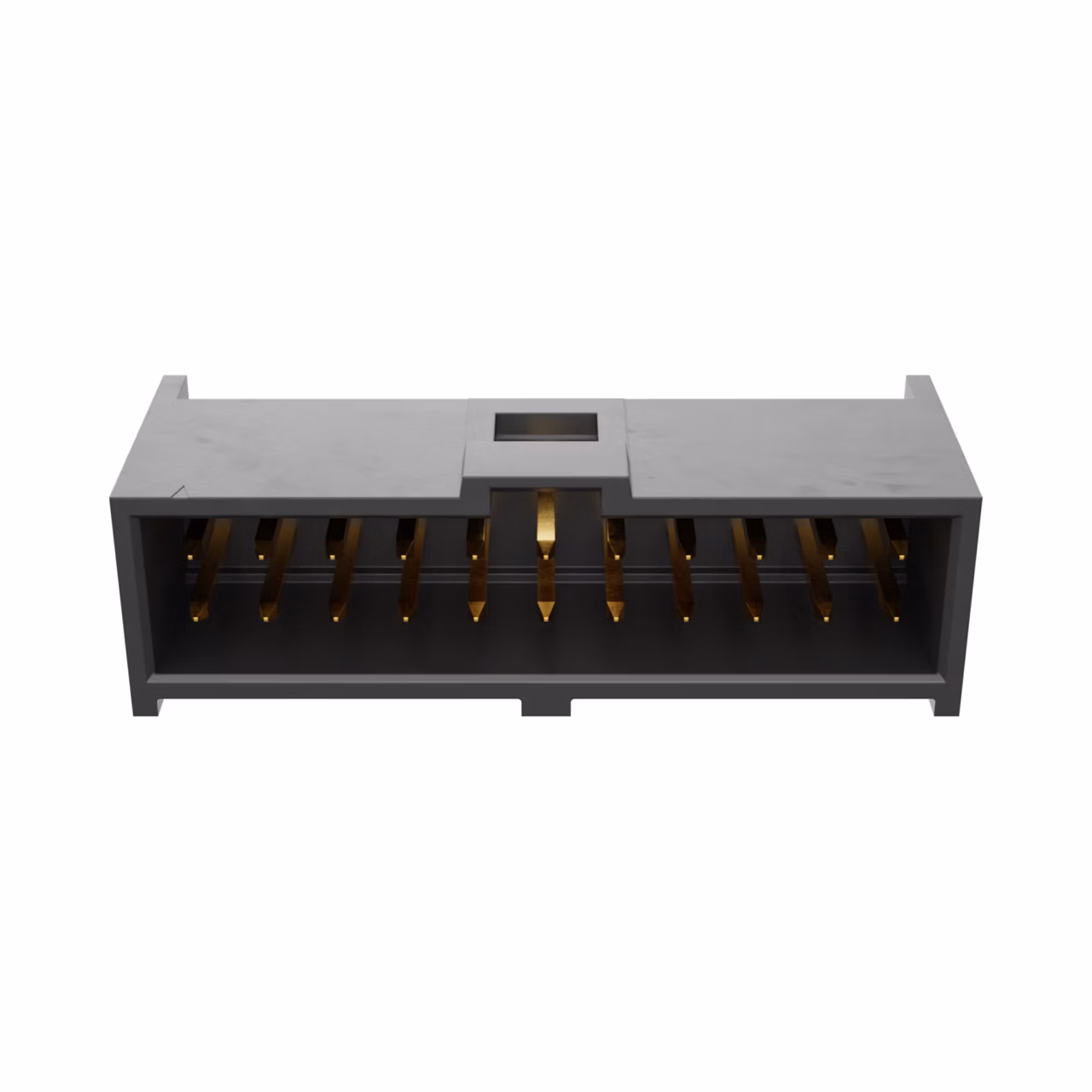 C-Grid III PCB Header, 2.54mm Pitch, Through Hole, Dual Row, Right Angle, Shrouded, 2.90mm Tail Length, 22 Circuits, Gold (Au) Flash Plating for sale