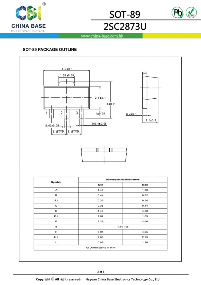 2SA1213 datasheet page 3