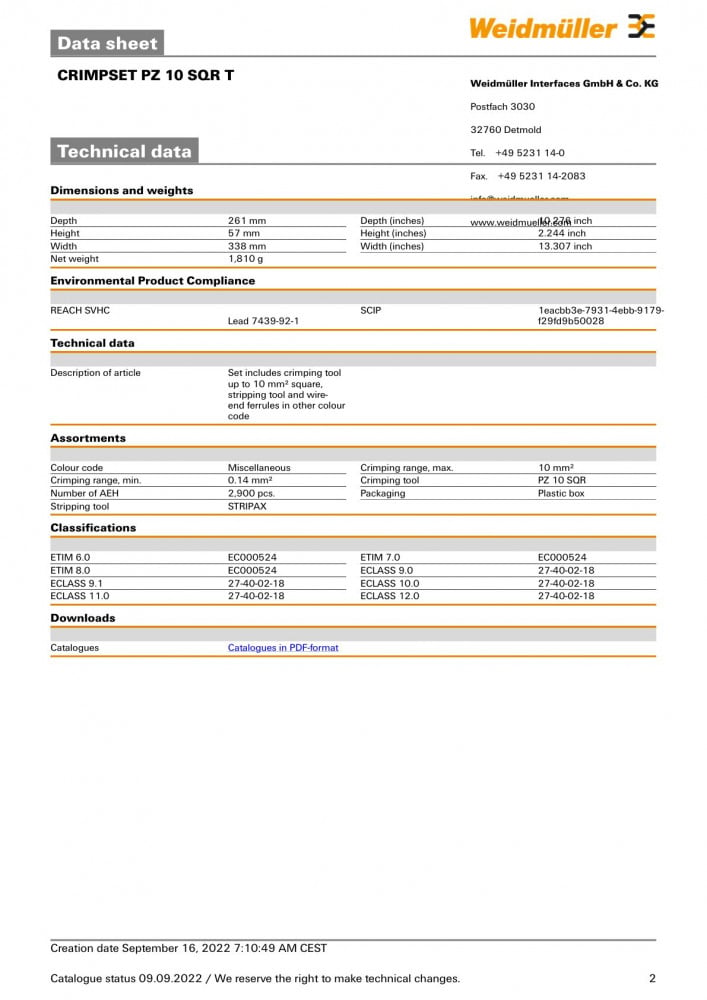 WEIDMULLER 1542310000 document page 2