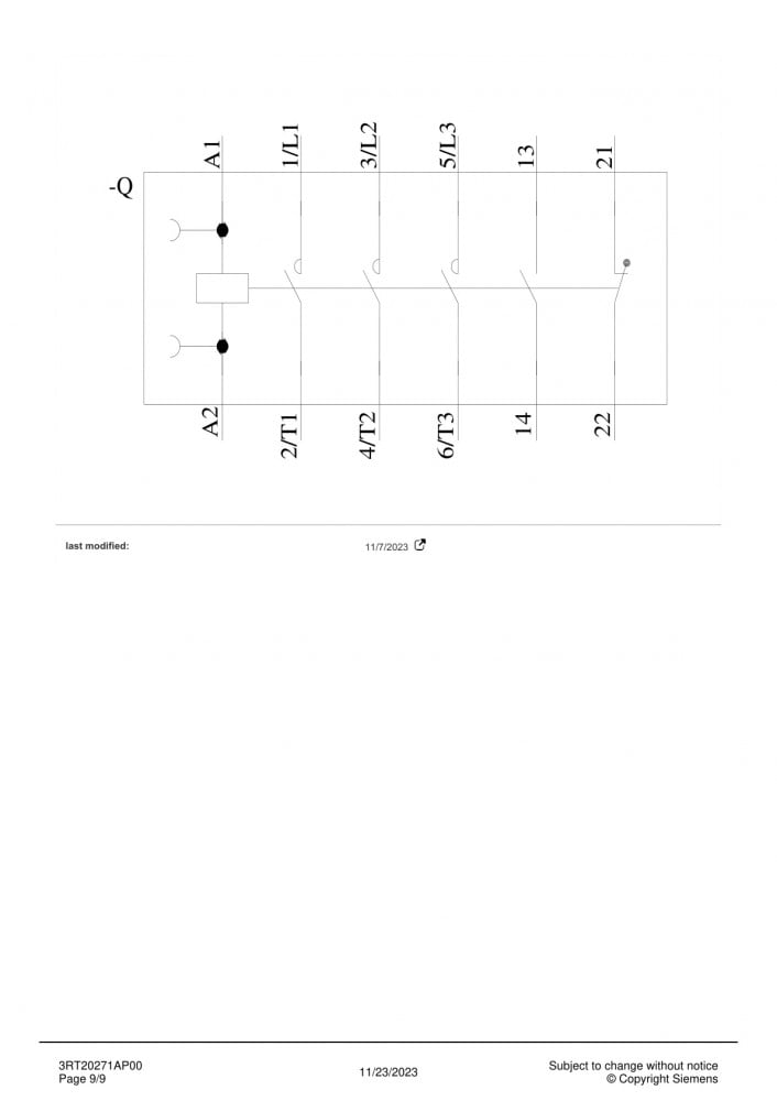 3RT60271AP20 technical document page 9