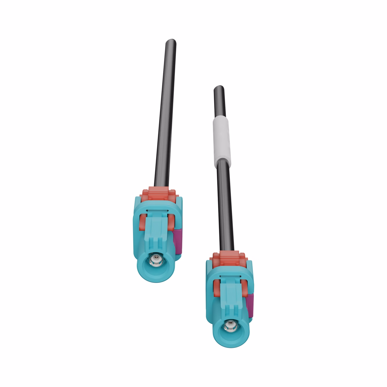HFM Straight Jack-to-HFM Straight Jack Off-the-Shelf (OTS) Cable Assembly, Key Z Water Blue, RTK031 Cable, 500.00mm Length, 50 Ohms for sale