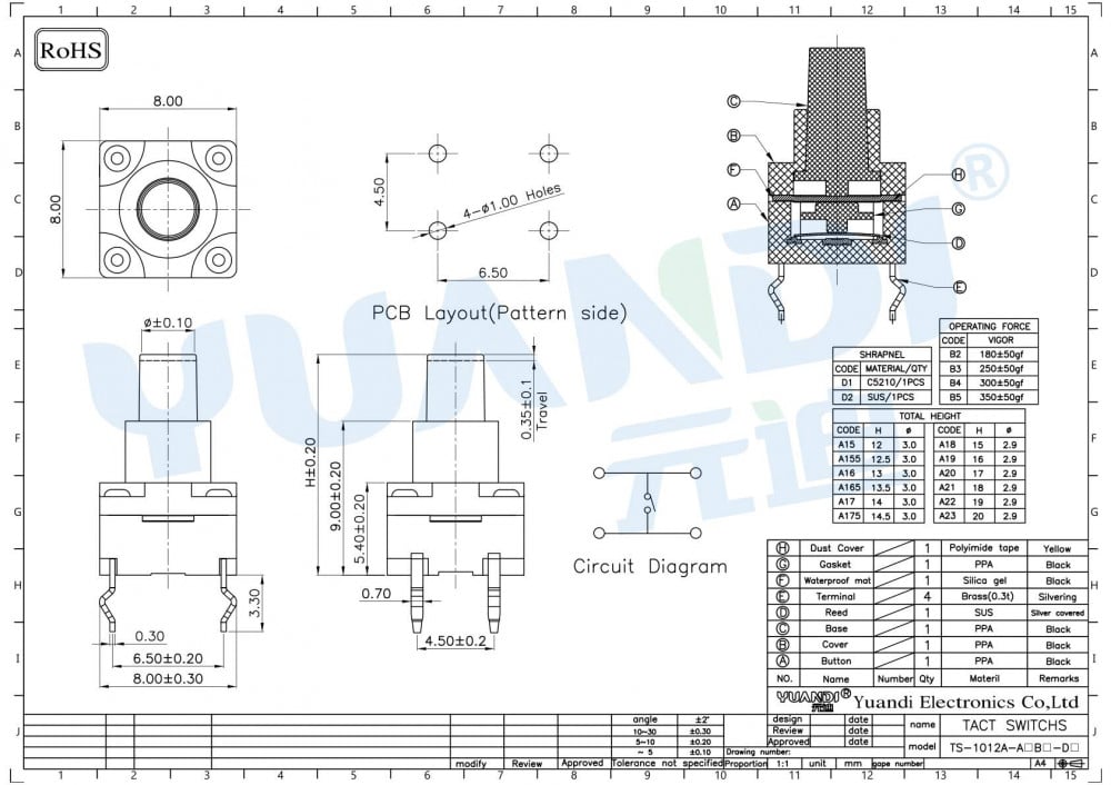 TS-1012A-A175B3-D2 technical document preview