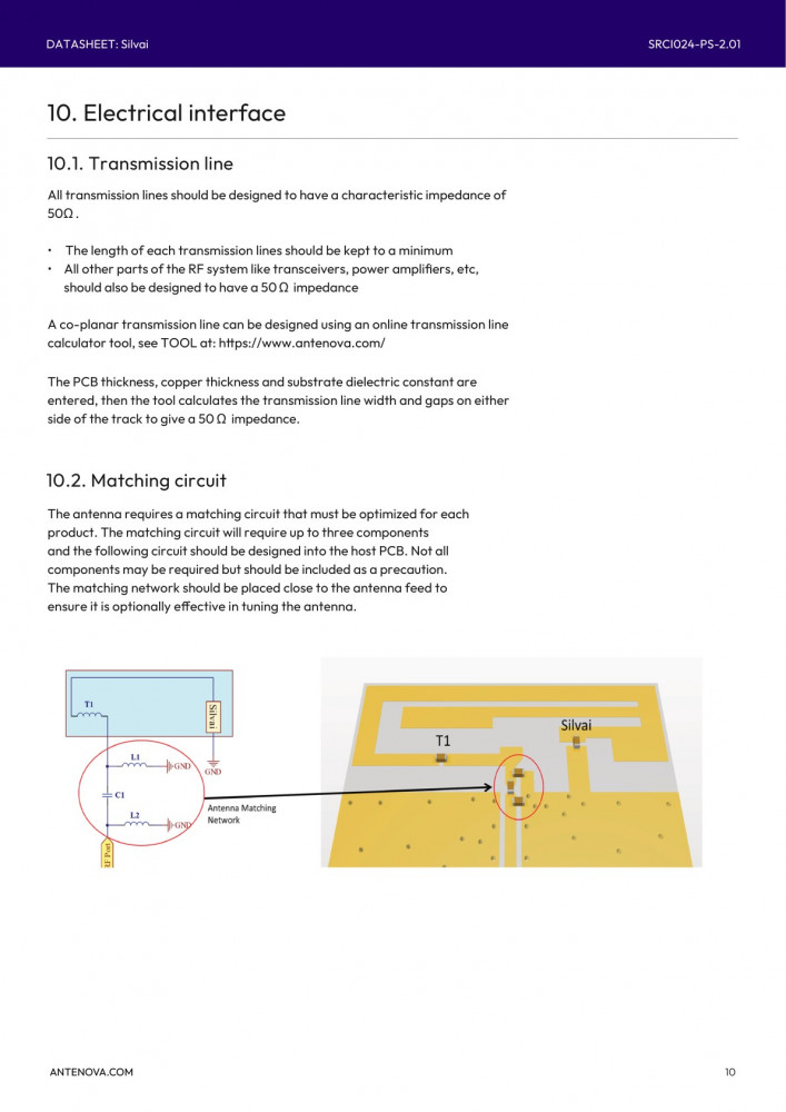 Silvai datasheet page 10