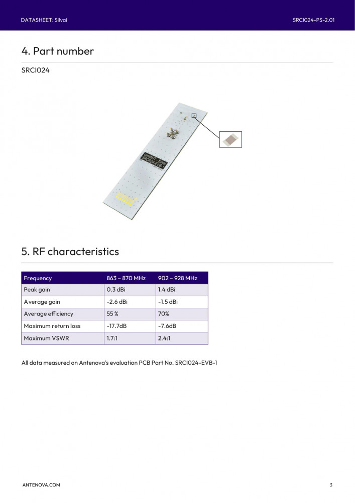 Silvai datasheet page 3