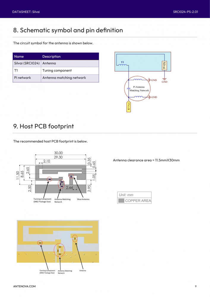 Silvai datasheet page 9