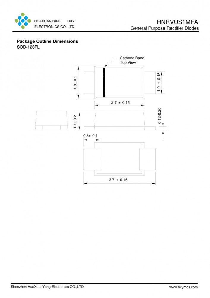 HNRVUS1MFA datasheet page 3