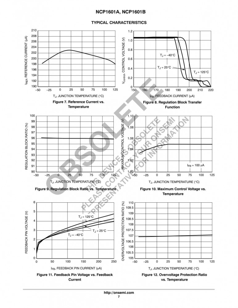 NCP1601 datasheet page 7