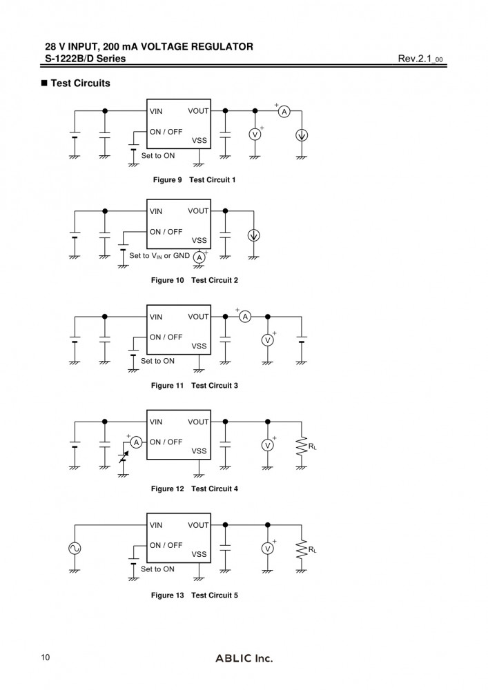 S-1222B/D datasheet page 10