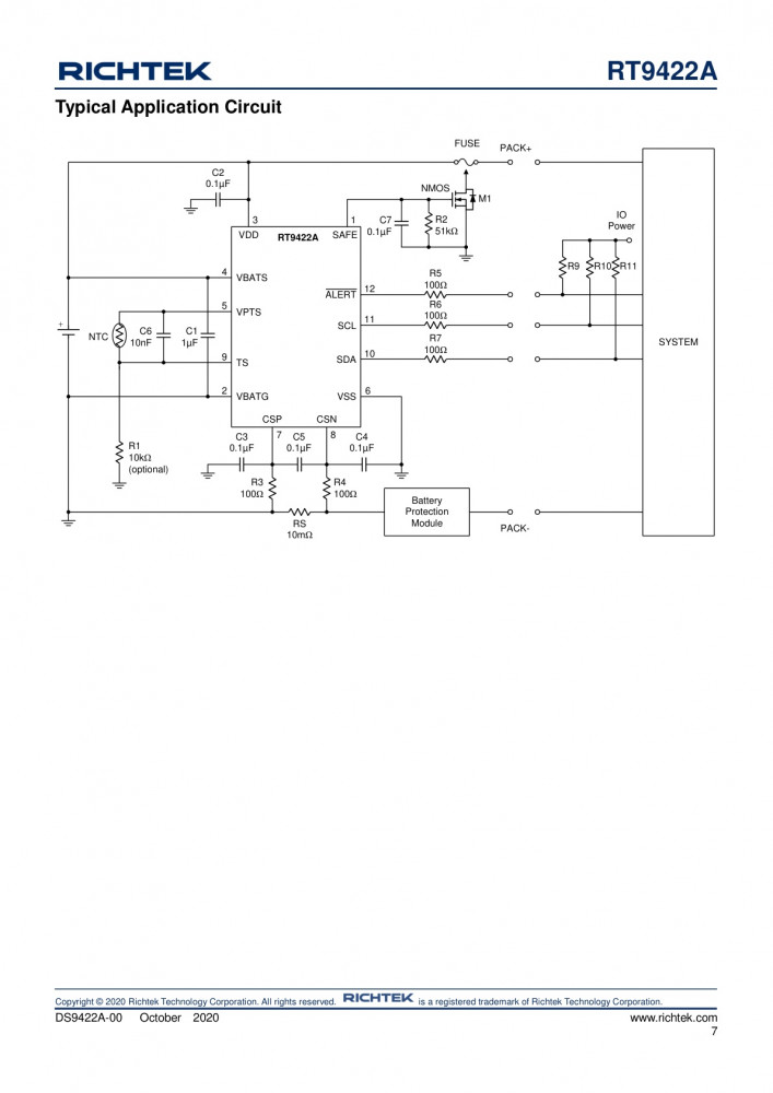 RT9422A technical document page 7