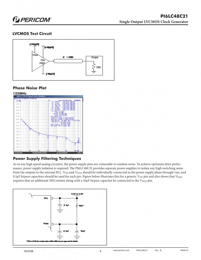 PI6LC48C21LIE technical document page 4