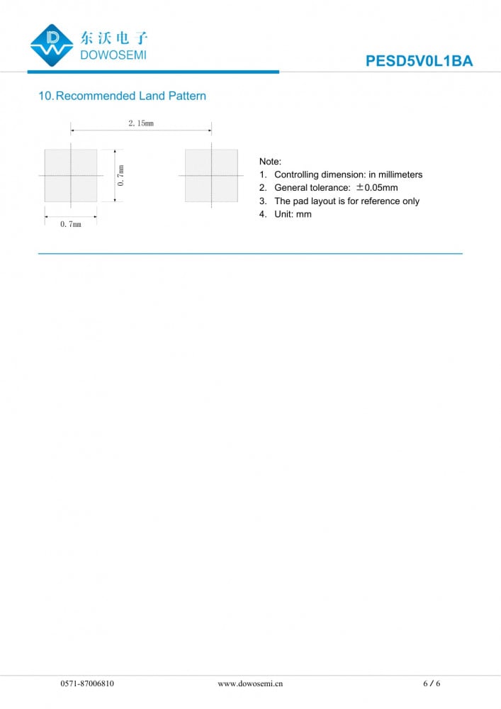 PESD5V0L1BA datasheet page 6