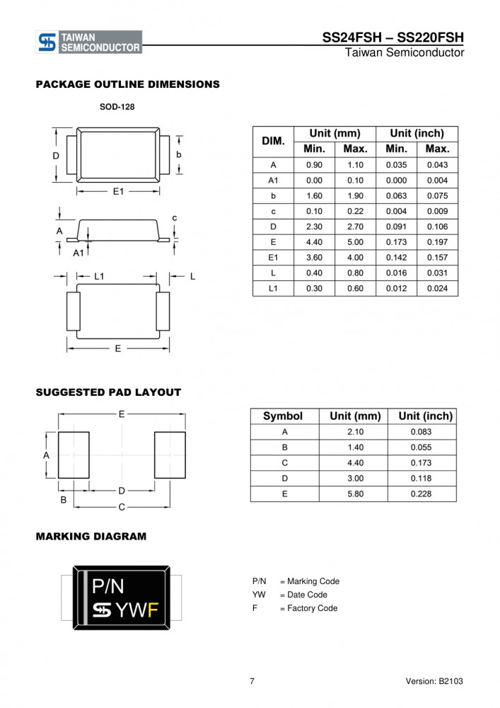 SS220FSH datasheet page 7