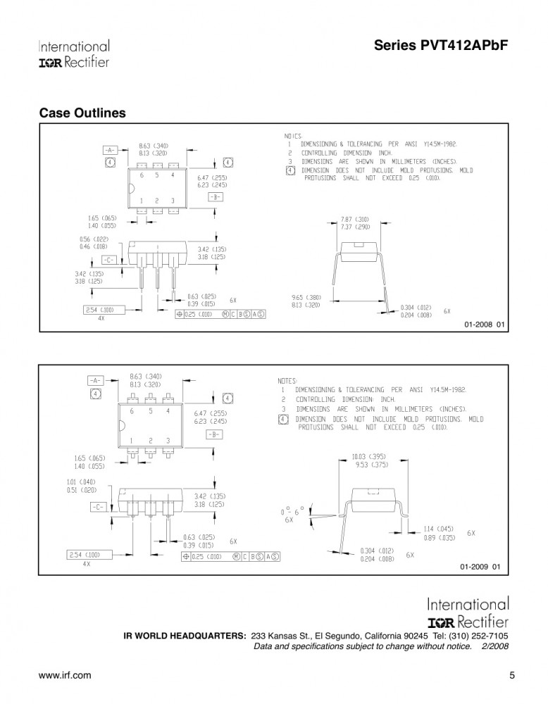 PVT412AS-TPBF datasheet page 5