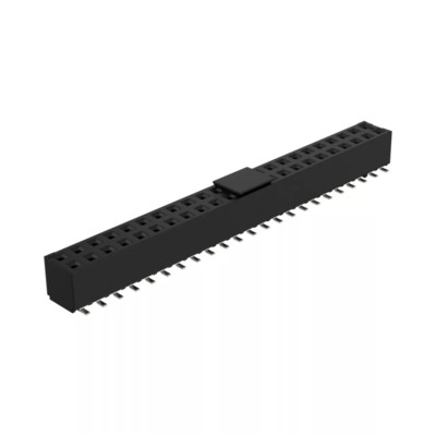 Milli-Grid Vertical Receptacle, 2.00mm Pitch, Dual Row, Surface Mount, Top/Bottom Entry, Tape and Reel, 0.38µm Gold (Au) Plating, 6 Circuits, Lead-Free