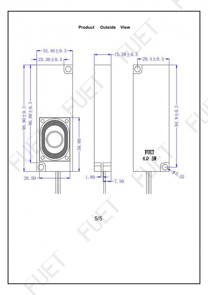 FUET FS9933NB0450-H15.7-R01 qualification page 6