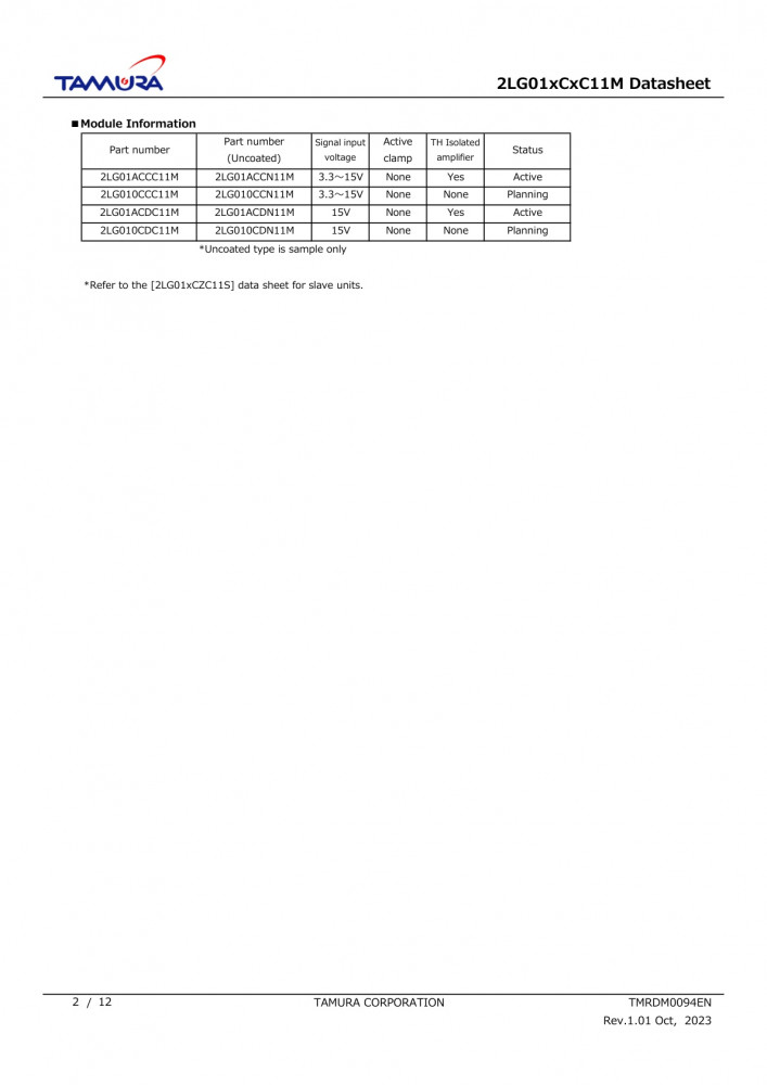 Technical document page 2