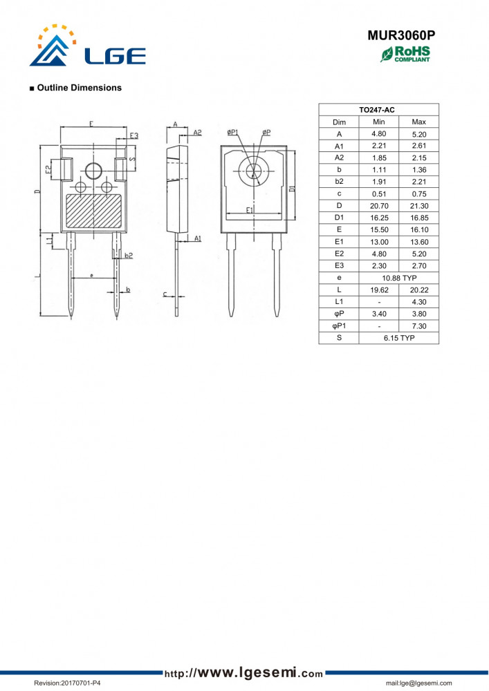 MUR3060P datasheet page 4