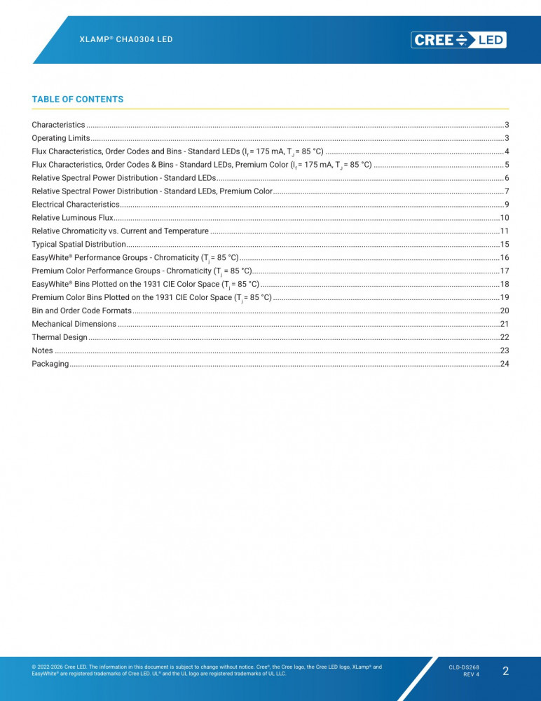 CHA0304 datasheet page 2