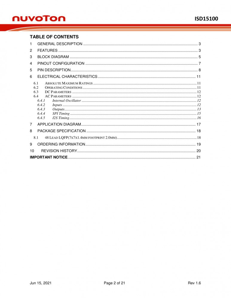 NM-ISD15100 datasheet page 2