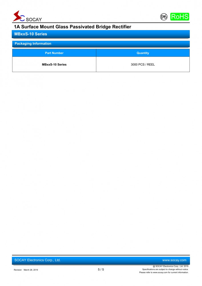 MB6S-10 datasheet page 5