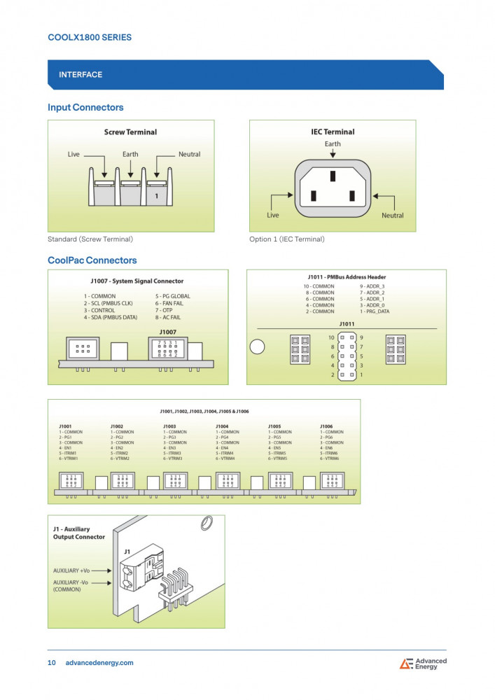 CoolX1800 technical document page 10