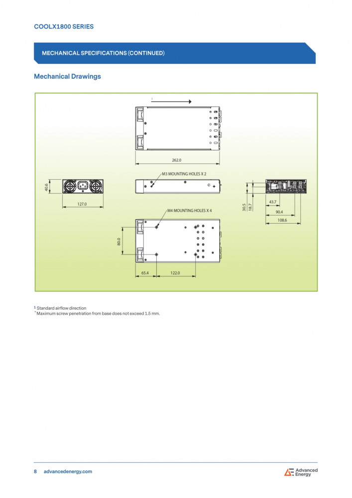 CoolX1800 technical document page 8