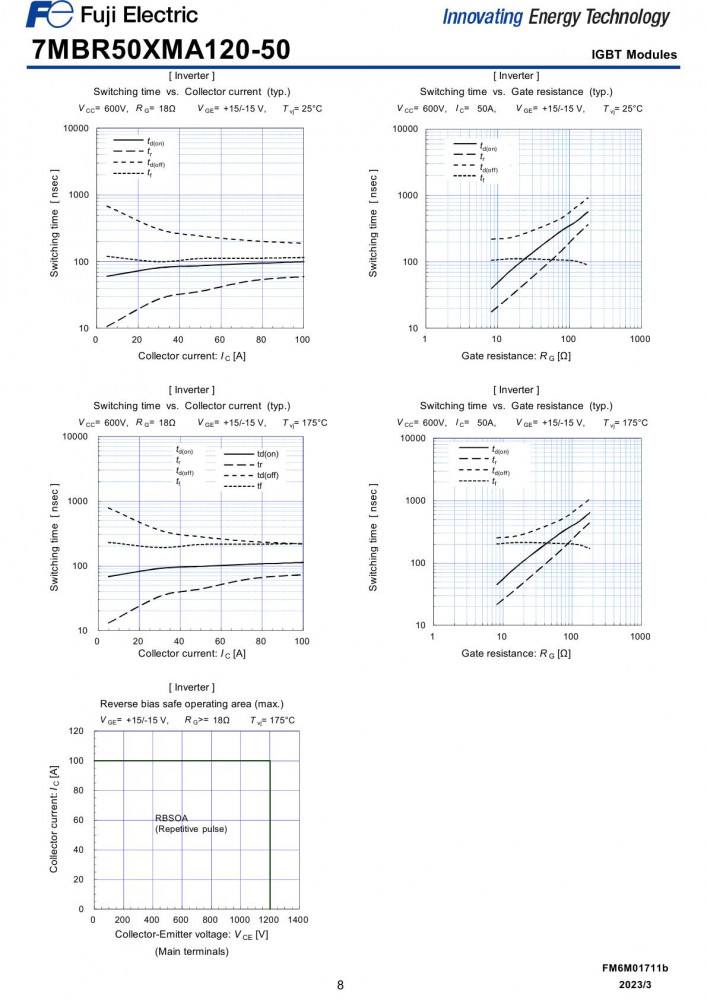 7MBR50XMA120-50 datasheet page 8