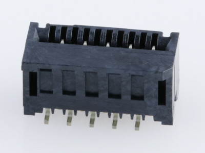 Easy-On FFC/FPC Connector, 0.50mm Pitch, Surface Mount, Vertical, Non-ZIF, Reverse Footprint, Tin Bismuth Plating, Long Terminal Type, Black, 33 Circuits