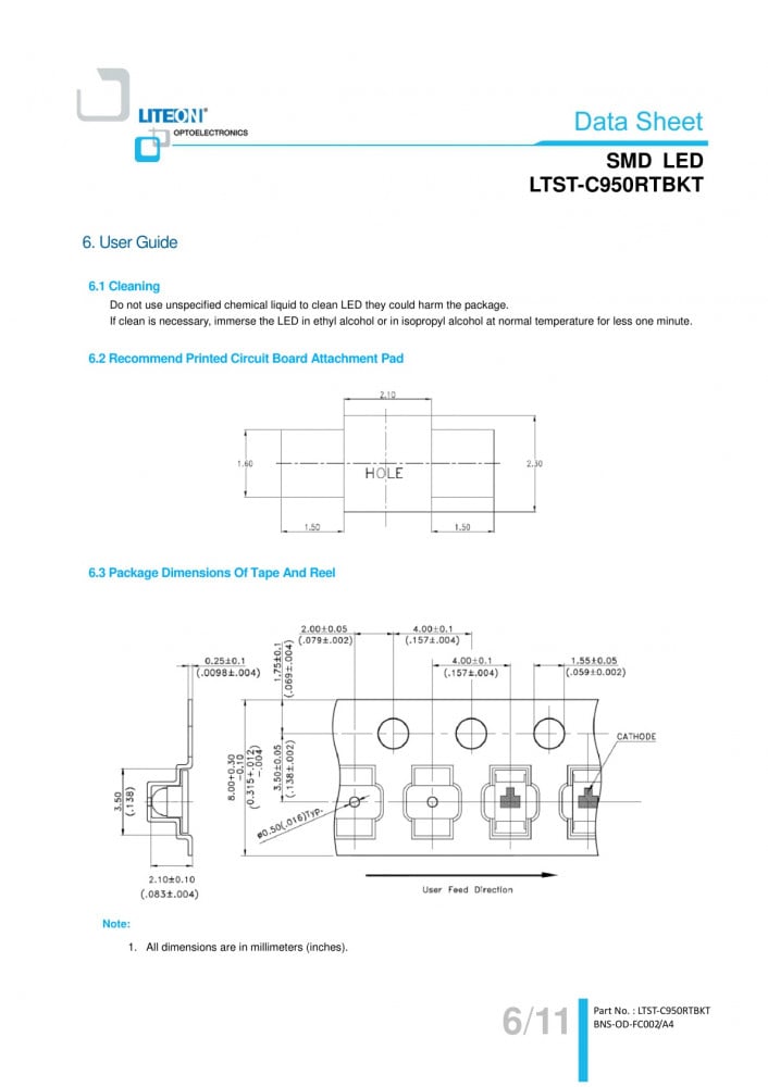 LTST-C950RTBKT datasheet page 7