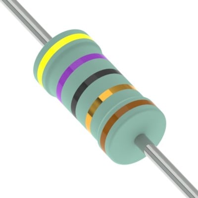 BOURNS WS1M47R0J Through Hole Resistor