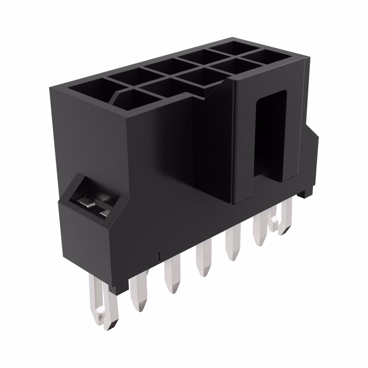 2.54mm H-DAC 64, 4 Way Receptacle Assembly, Single Row, Polarization B