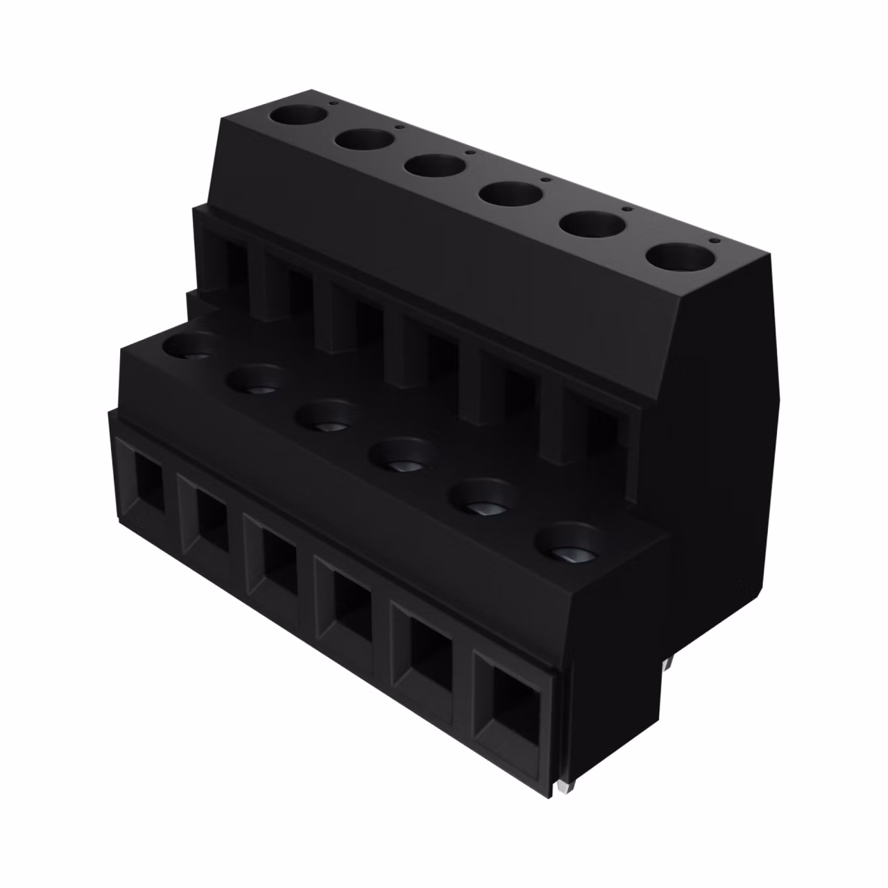 5.08mm Pitch Beau Eurostyle Low Profile, Two Level Terminal Block, Modular, 12 Circuits for sale